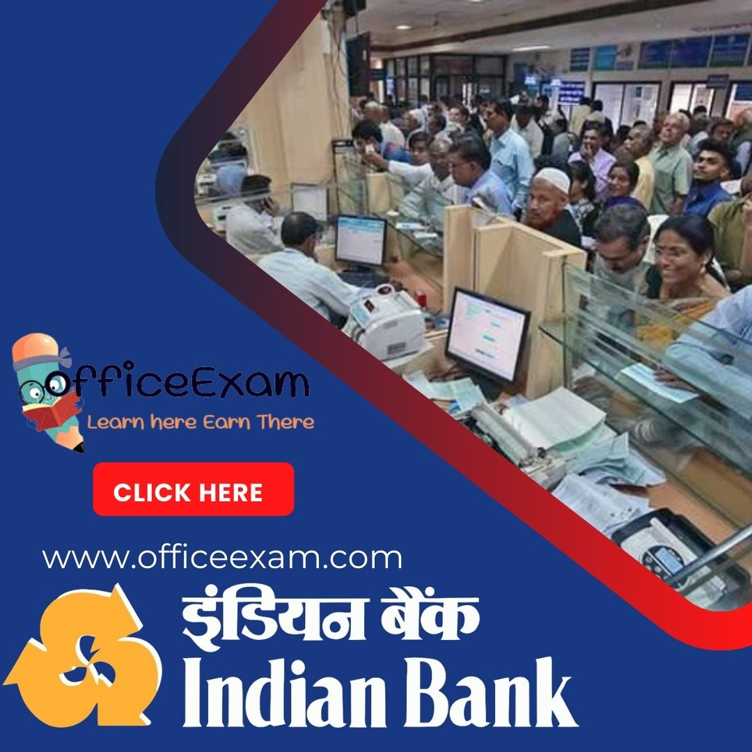 INDIAN BANK - Officeexam
